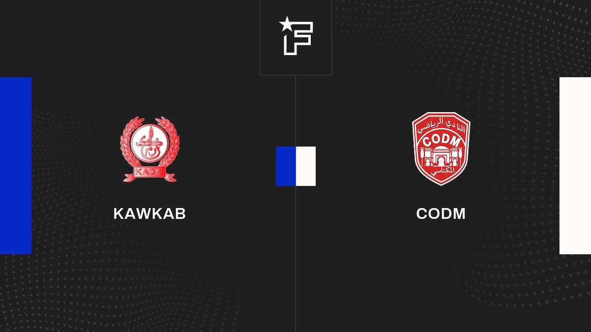 Ergebnis Kawkab - CODM (3-1) 21. Spieltag Botola Pro 2025/2026 22/05