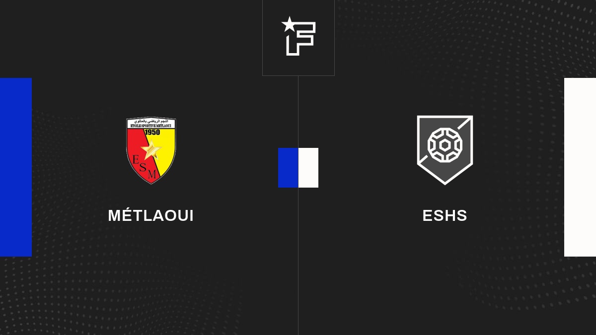 Ergebnis Métlaoui - ESHS (1-2) 6. Spieltag Ligue 1 2022/2023 30/04